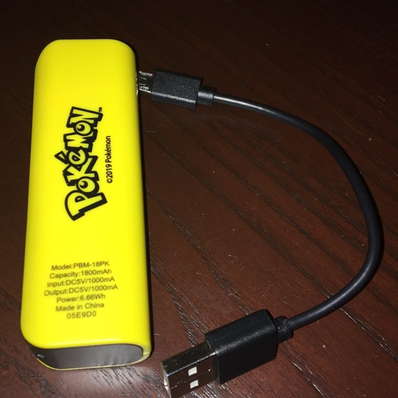 Other | Pokemon Portable Charger | Poshmark